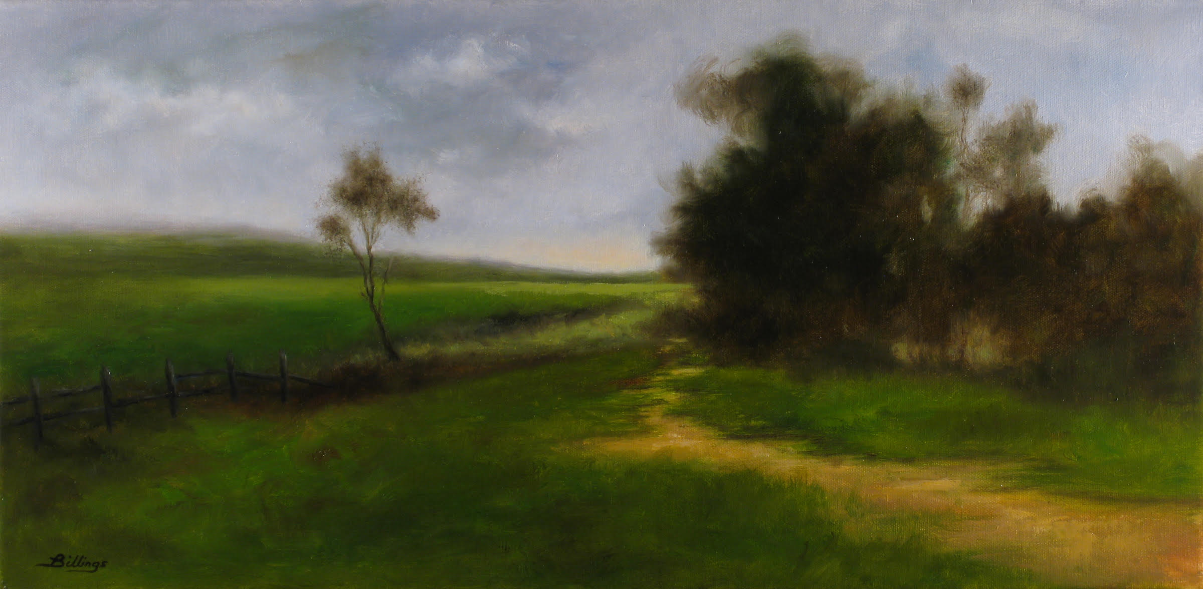 Artist Penny Billings at Handwright Gallery