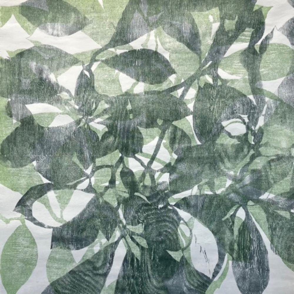 Artist Sally Frank at Handwright Gallery
